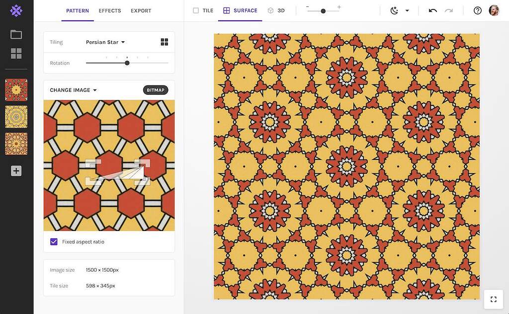 Pattern inception: Use exported pattern as new source image - Tips ...